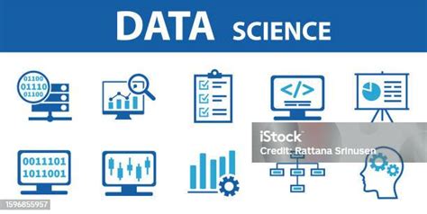Data Science Banner Web Icon For Computer Science And Insight Ai Big Data Algorithm Analyze