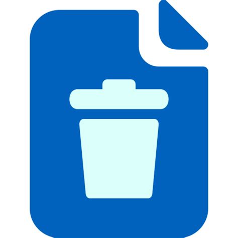 Delete Generic Blue Icon