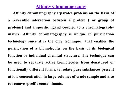 Purification Techniques Chromatography Pptx Chemistry Science