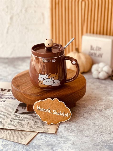 ماگ دسته گرد سرامیکی کد00556 فروشگاه اینترنتی خانه شکلاتی