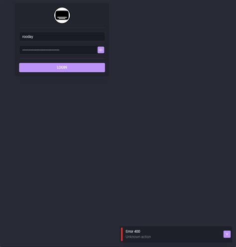 unknown action when trying to login · issue 2136 · morpheus65535