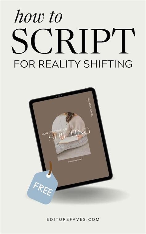 Reality Shifting Script Template