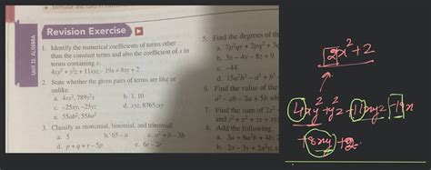 Classify As Monomial Binomial And Trinomial Filo