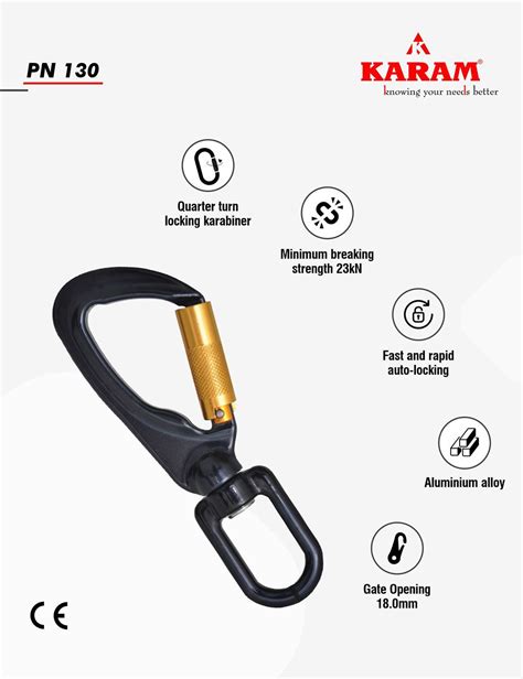 Shop Karam Aluminium Swivel Quarter Turn Locking Hook