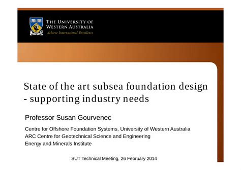 Pdf State Of The Art Subsea Foundation Design Supporting · State Of The Art Subsea