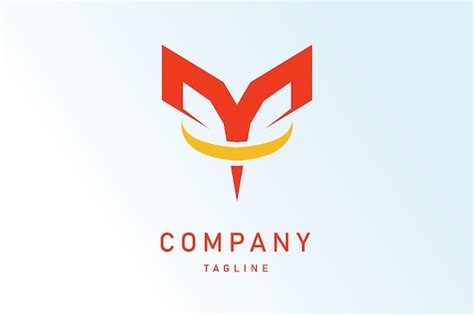 문자 Y 간단한 모노그램 워드마크 상징 추상 미니멀리스트 현대 로고 벡터 일러스트 프리미엄 벡터