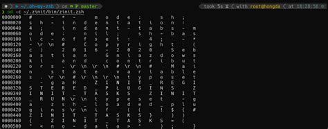 记一次安装zsh插件编码 M异常操作 Hongdada 博客园