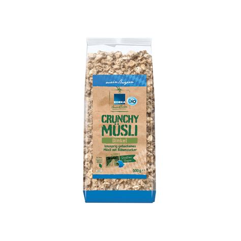 Bio Edeka Dinkel Crunchy 500g Foodpipe Rostock
