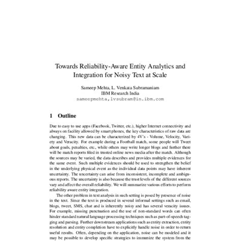 Nlp For Uncertain Data At Scale Acl Anthology