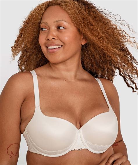 Bras N Things Planet Bliss Lace Double Push Up Bra Ivory 01238902