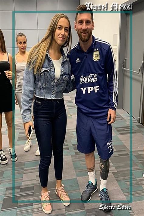 Lionel Messi Captivating Selfie With A Stunning Fan