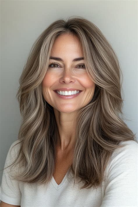 24 Stunning Brunette Hairstyles For Women Over 50 Creativebooster
