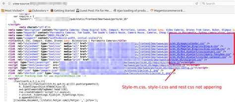 Magento2 Magento 2 Style M Css And Style L Css Is Not Appearing In