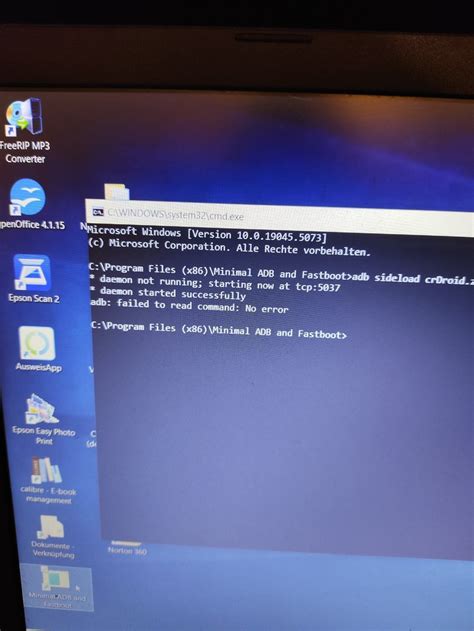 Failed To Read Command No Error Xiaomi Allgemein