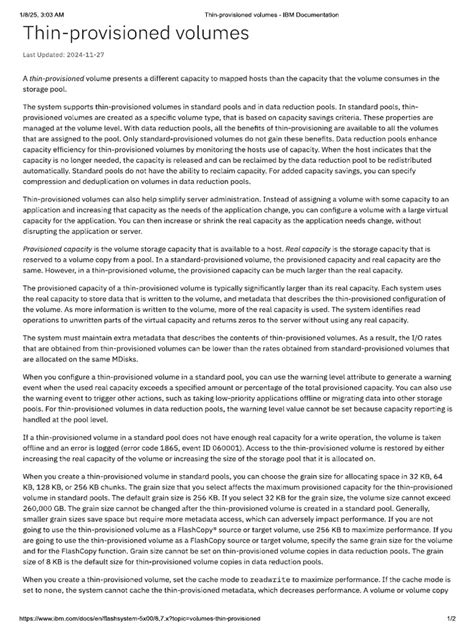 60 Ibm Fs5300 Thin Provisioning Ing Pdf
