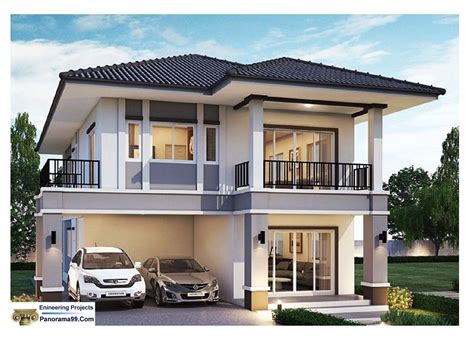 V 387 The Queen Luxury Modern Duplex House Plan 3 Bedroom 3 Bathroom 3