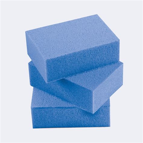 Silkline Mini Blue Block Buffer 150 Grit 50 Pk Purple Beauty Supplies
