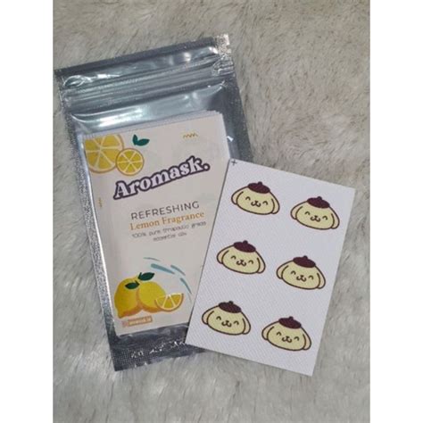 Jual Stiker Aroma 1 Lembar Isi 6 Stiker Aroma Refreshing Lemon