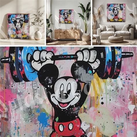 Mickey Mouse 3 Piece Digital Wall Art Bundle Instant Download