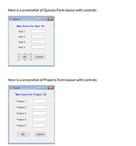 Solved Create A New Project For This Assignment In Vb Folder