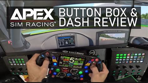 Apex Sim Racing Button Box And Dashboard Review Youtube