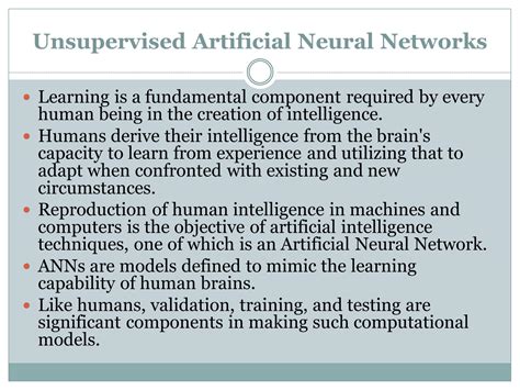 Solution Neural Networks Lesson 7 Unsupervised Artificial Neural Networks Algorithms And