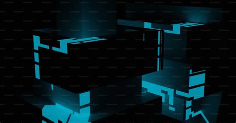 큐브가 있는 검은색과 파란색 추상적인 배경 사진 Unsplash의 벽지 이미지