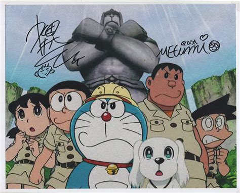 Doraemon Voice Actor Mizuta Wasabi Signed Photo With Coa Sasigned Llc