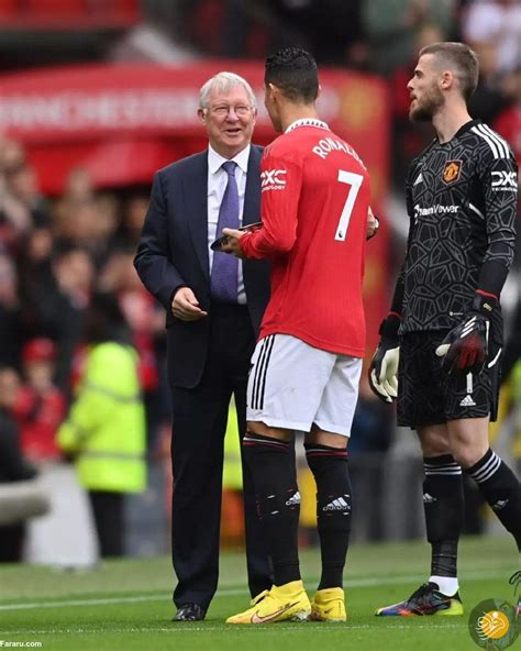 فرارو تصاویر تقدیر سر الکس فرگوسن از رونالدو