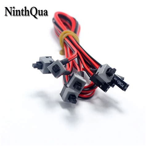 5pcs 58cm Motherboard Power Power Push Button Switch Cable Adapter Cord For Desktop PC Computer