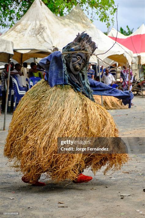 Person Dressed In A Traditional Ceremonial Costume During The News