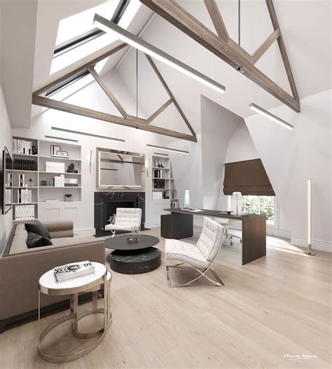 Interior Design Visualisation For An Office In Belgravia Charles