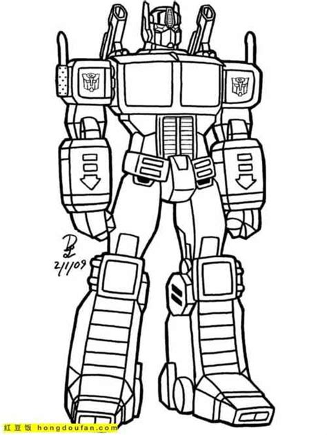 变形金刚简笔画图片大全 变形金刚简笔画图片大全擎天柱 苗苗知道