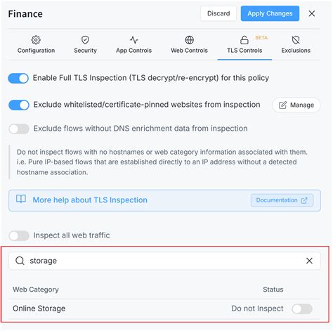 Zenarmor TLS Inspection Rules On OPNsense Zenarmor