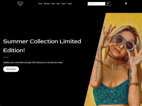 Mega Menu For An E Commerce Website Unlimited Elements Widget Library For Elementor Blocks