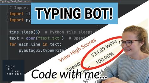 Coding A Typing Bot In 6 Lines Of Code Free Coding Tutorial For