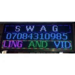 Scrolling LED Display In Pune Maharashtra Scrolling LED Display LED Scrolling Display Board