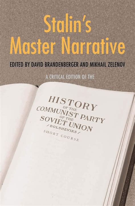 pdf stalin s master narrative a critical edition of the history of the communist party of the