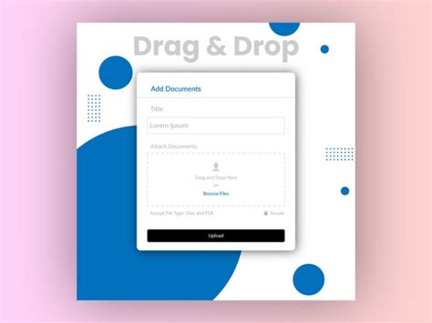 Drag Drop File Upload Ui Template Photo 157 Mepiks Free And