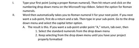 Word Document Numbering Rules Ksepb