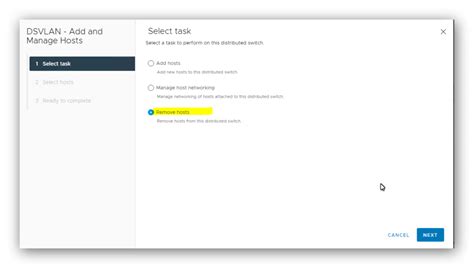 The Vsphere Distributed Switch Configuration On Some Hosts Differed From That Of Vmware Vcenter