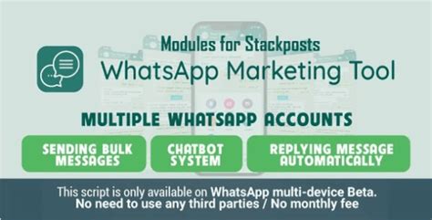 whatsapp marketing tool module for stackposts v3 0 addon