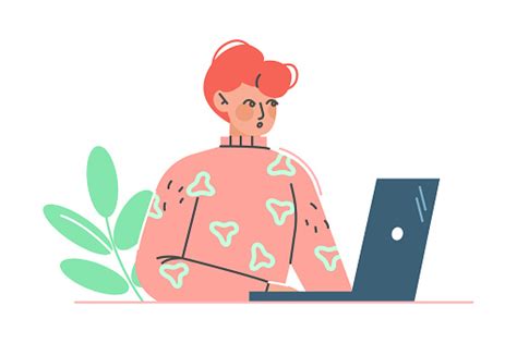 남자 앉아 에 휴대용 퍼스널 컴퓨터 느낀다 좌절하는 희생자되는 의 사이버 범죄 벡터 일러스트 컴퓨터 범죄에 대한 스톡 벡터 아트