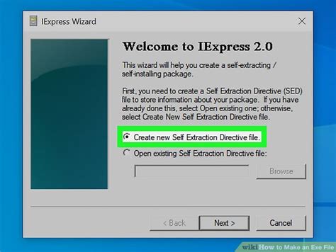 How To Make An Exe File With Pictures WikiHow