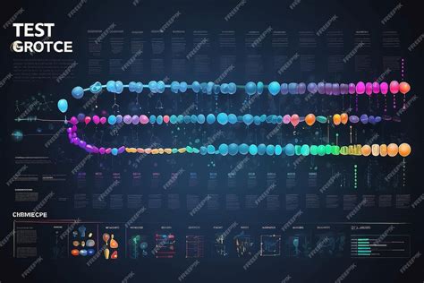 Premium Photo Dna Test Infographic Genome Sequence Map Chromosome Architecture And Genetic