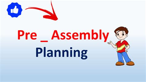 Pre Assembly Planning Checklist To Do Task Before Your Morning