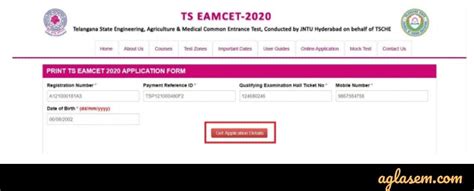 TS EAMCET Application Form Last Date To Apply With Late Fee Extended AglaSem Admission