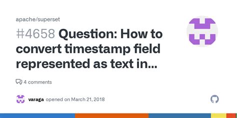 Question How To Convert Timestamp Field Represented As Text In ISO8601