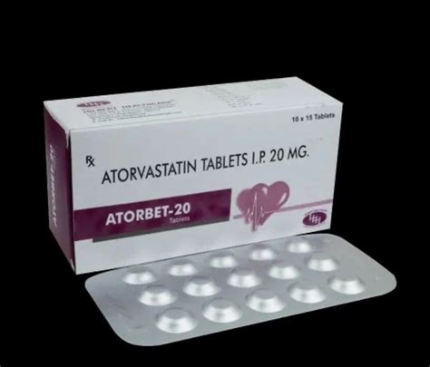 Atorvastatin Tablet 20 Mg At ₹ 500stripe Kosapet Chennai Id
