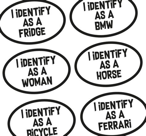 I Identify As Car Sticker